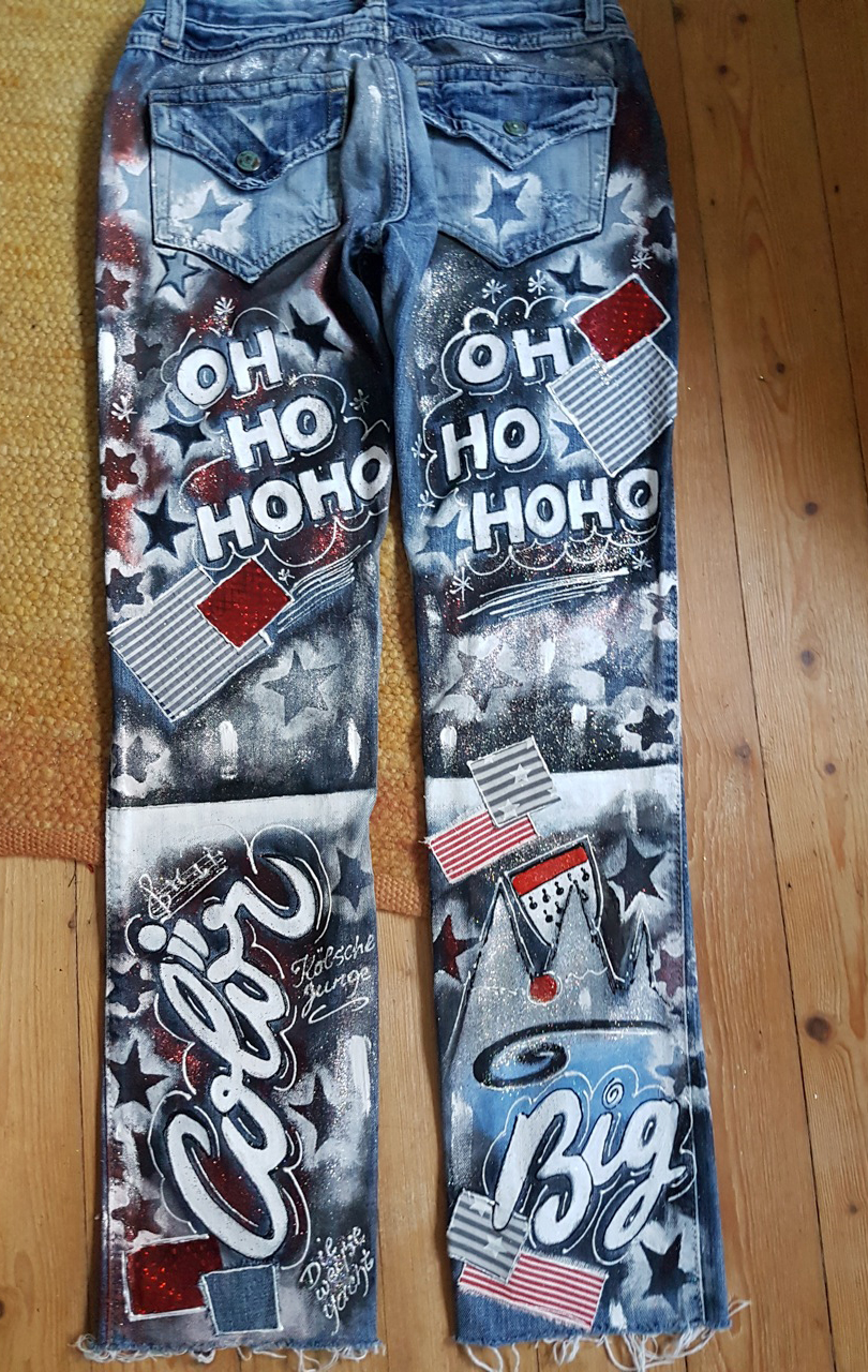 Colör - Kulthosen: Jede Hose ist ein Unikat und handbemalt